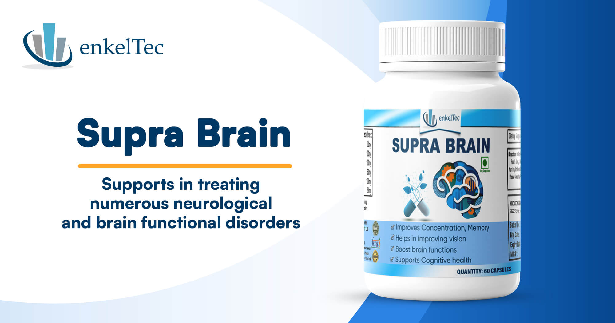 Supra Brain - Improve Brain and Neuro Functions
